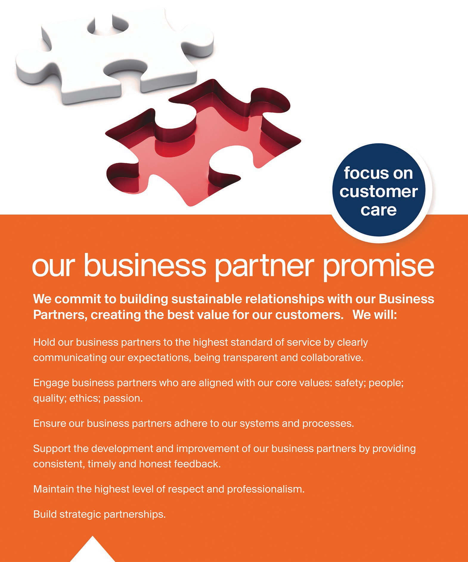 Customer Service Philosophy – Massy Wood Ltd.